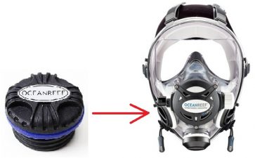 OCEAN REEF SURFACE AIR VALVE - SCUBA SUPPLY (VIETNAM)
